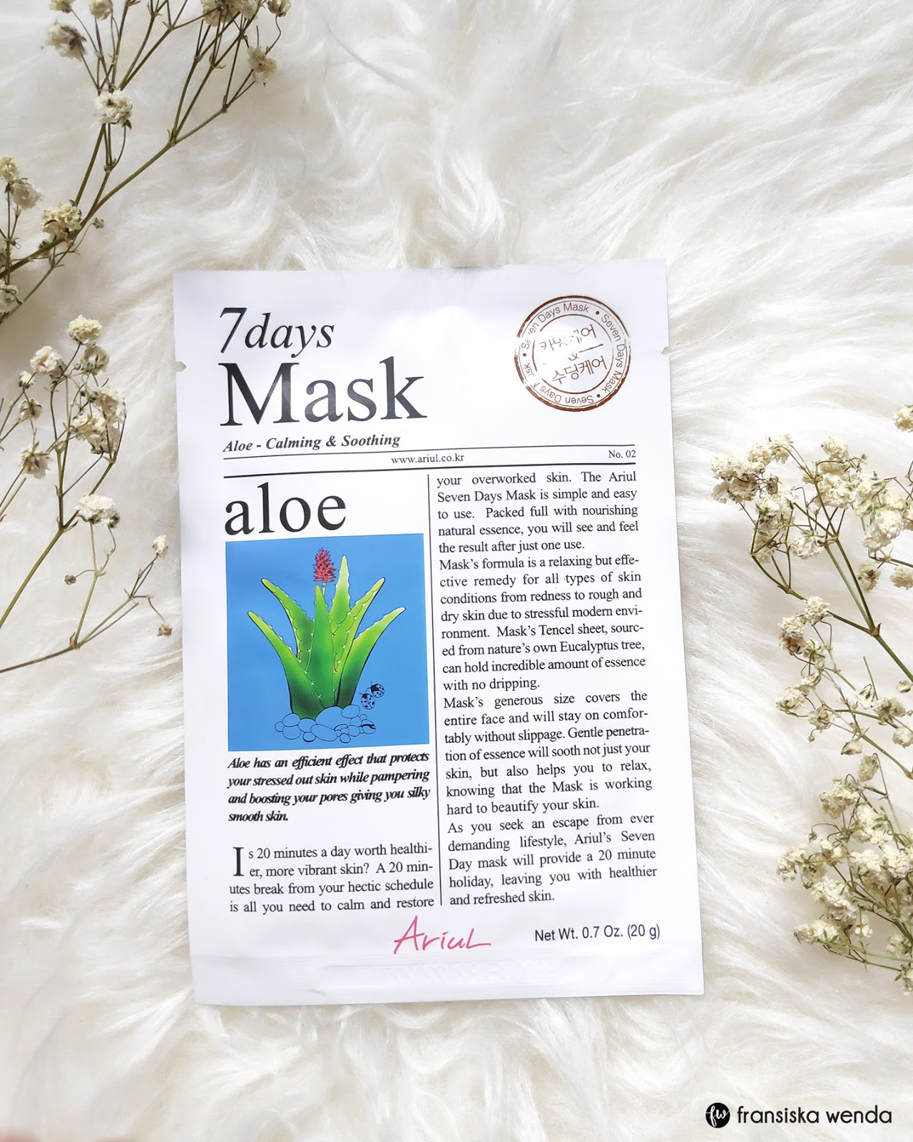 Ariul 7 Days Mask - All Variants Review - fransiska wenda