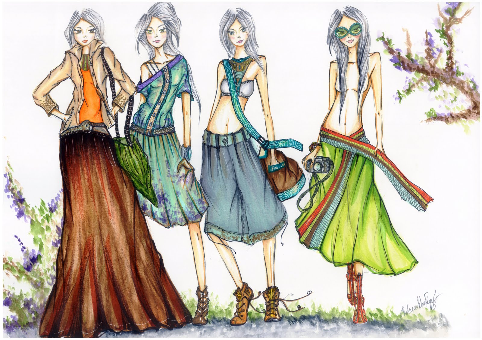 Fashion's over quickly, Style's forever.: Ilustración en el Diseño de Modas