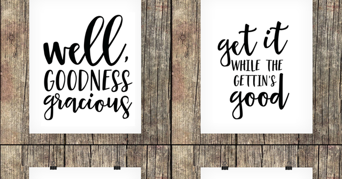 Printable Southern Sayings | i should be mopping the floor