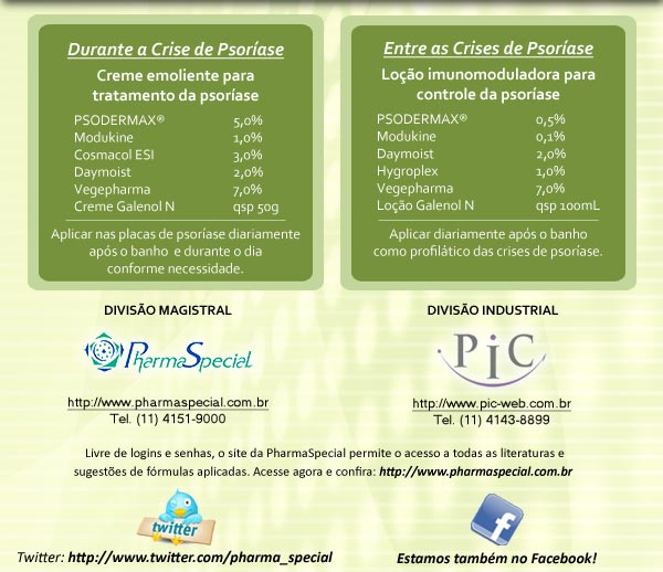 Farmatec: Psodermax, no controle e tratamento da Psoriase