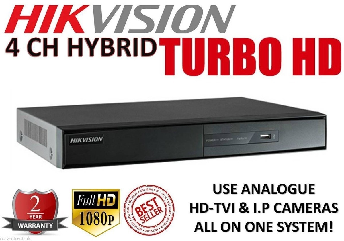 CAMARAS DE SEGURIDAD : HIKVISION DVR TURBO DH 4 CANALES HYBRIDO SOPORTA ...