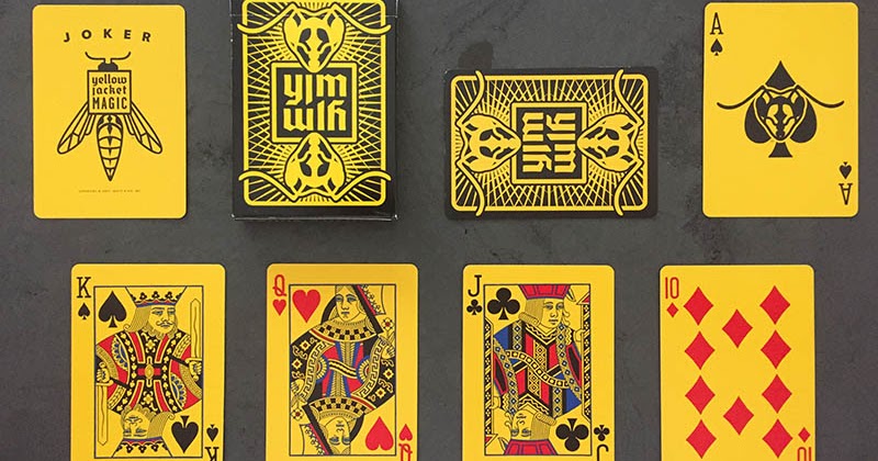 Deck View: Yellow Jacket Playing Cards