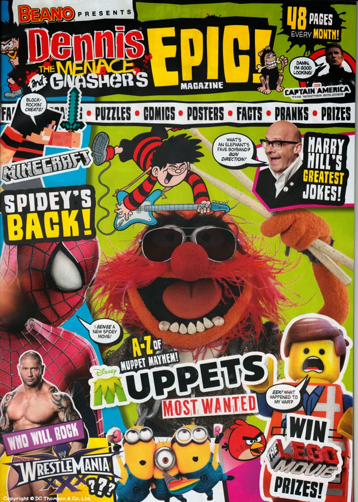 BLIMEY! The Blog of British Comics: EPIC! Magazine makes its Menacing debut