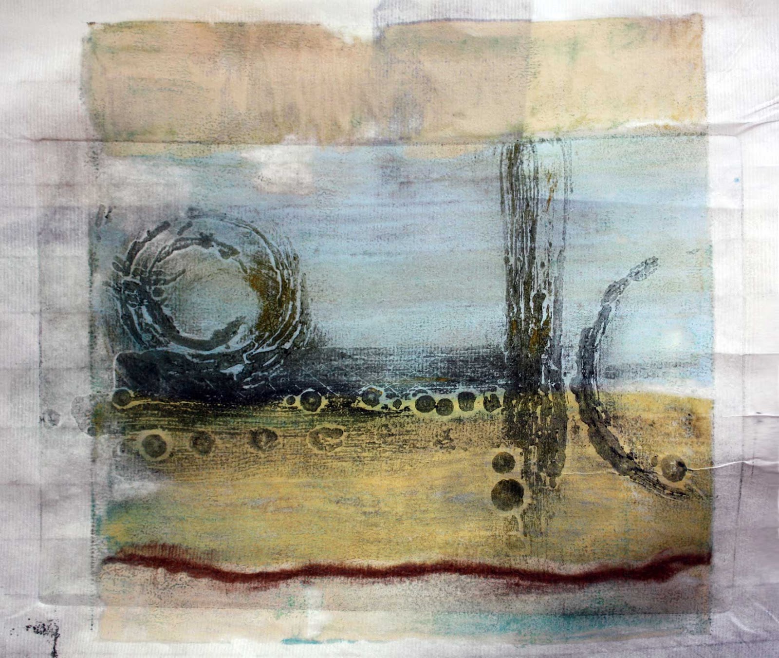 Judy Wise: Collographs with Akua Inks