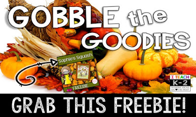Fall Activities With "Sophie's Squash" and Freebie | Sweet Integrations