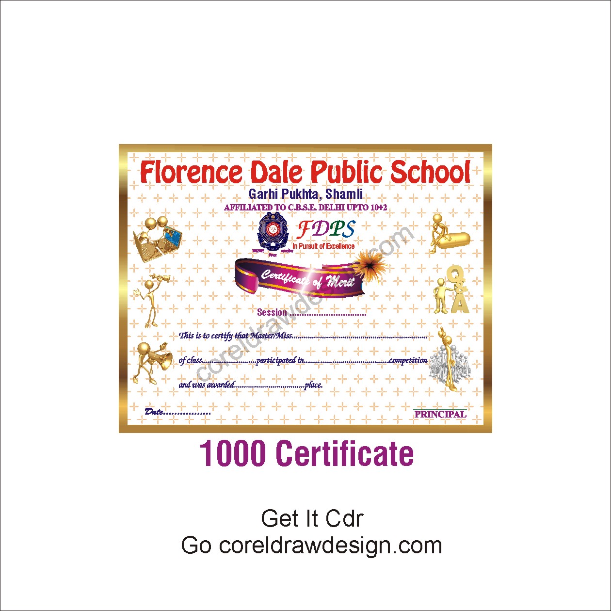 Certificate design in coreldraw format - tigerpowen Certificate design in coreldraw format - tigerpowen