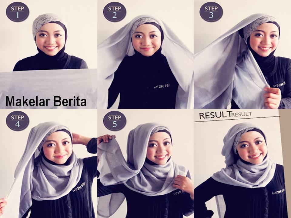Inspirasi 40+ Cara Memakai Jilbab Segi Tiga Modern, Warna Jilbab