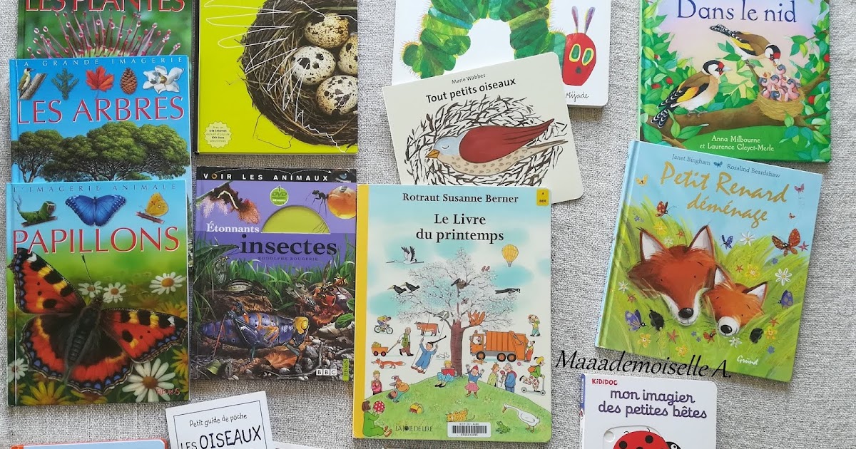 Maaademoiselle A.: || Sélection de livres sur le printemps (Chut, les ...