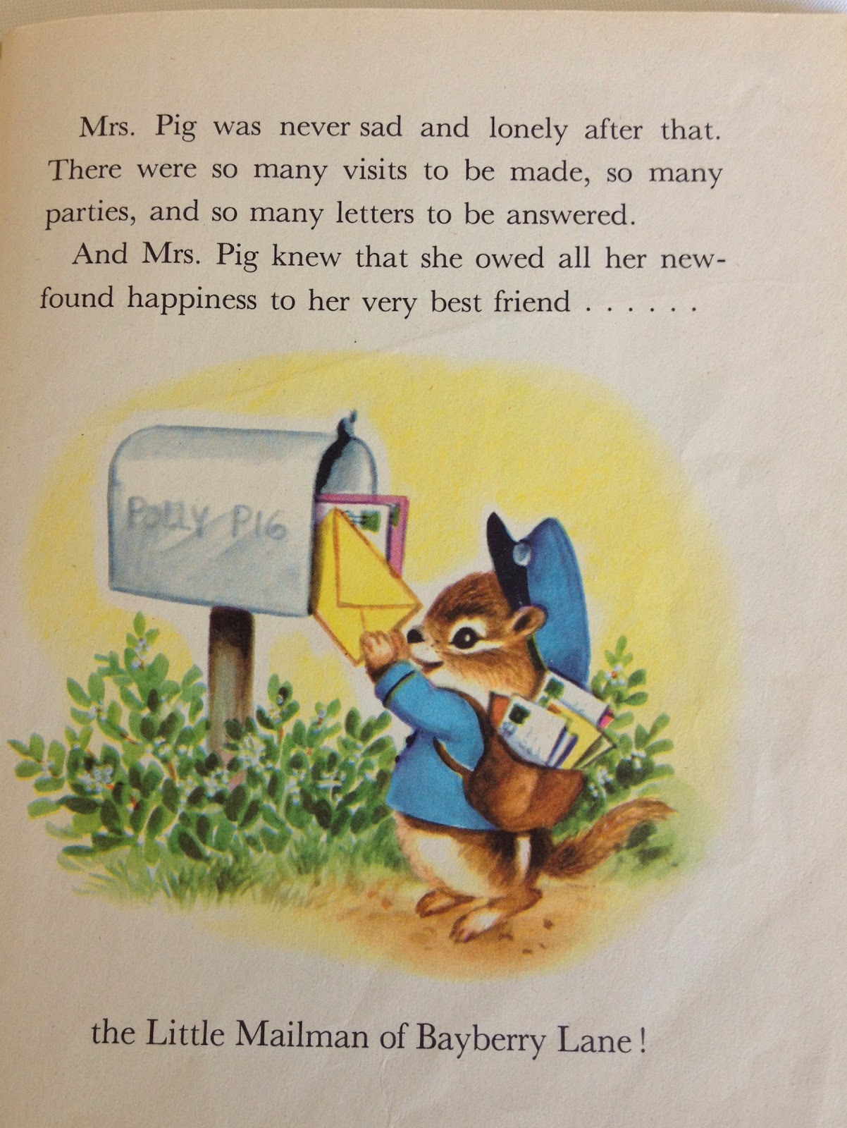 Perfectly Printed: The Little Mailman of Bayberry Lane