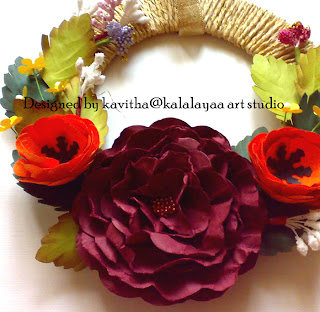Kalalayaa's Art Stuido: AUTUMN WREATH+FLOWER TUTORIAL