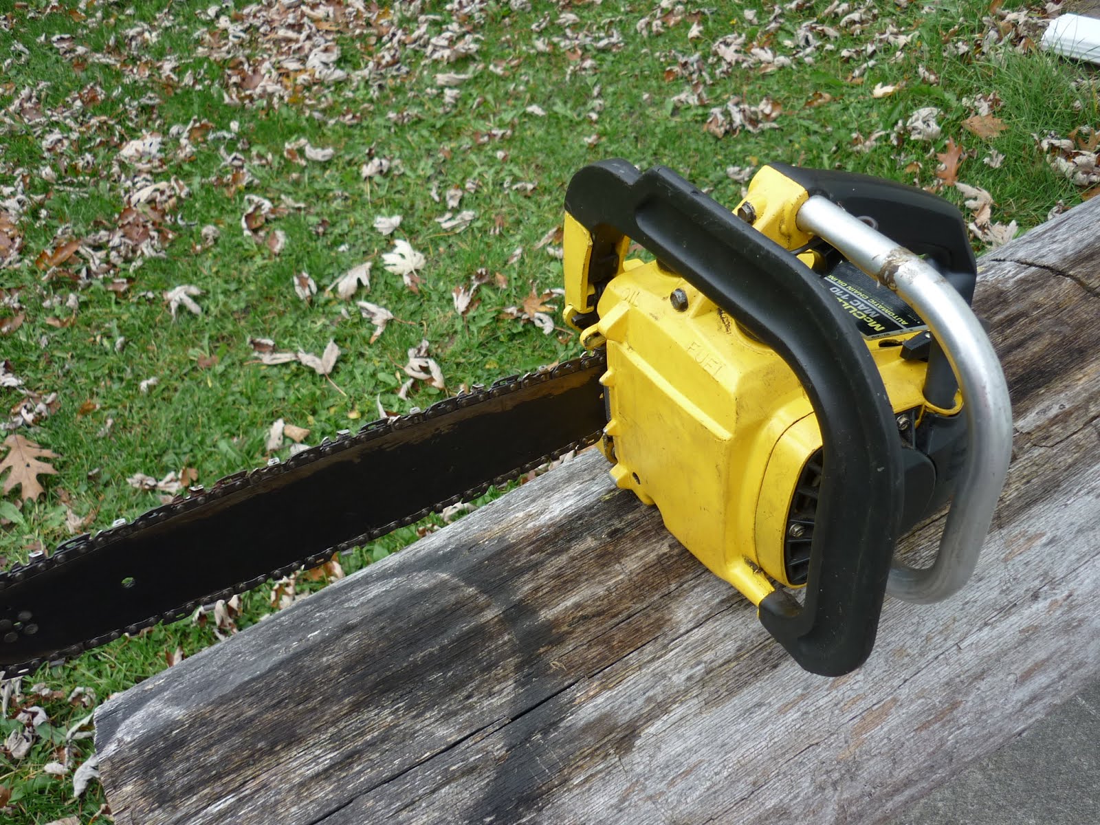 VINTAGE CHAINSAW COLLECTION: MCCULLOCH GROUP OF SAWS.