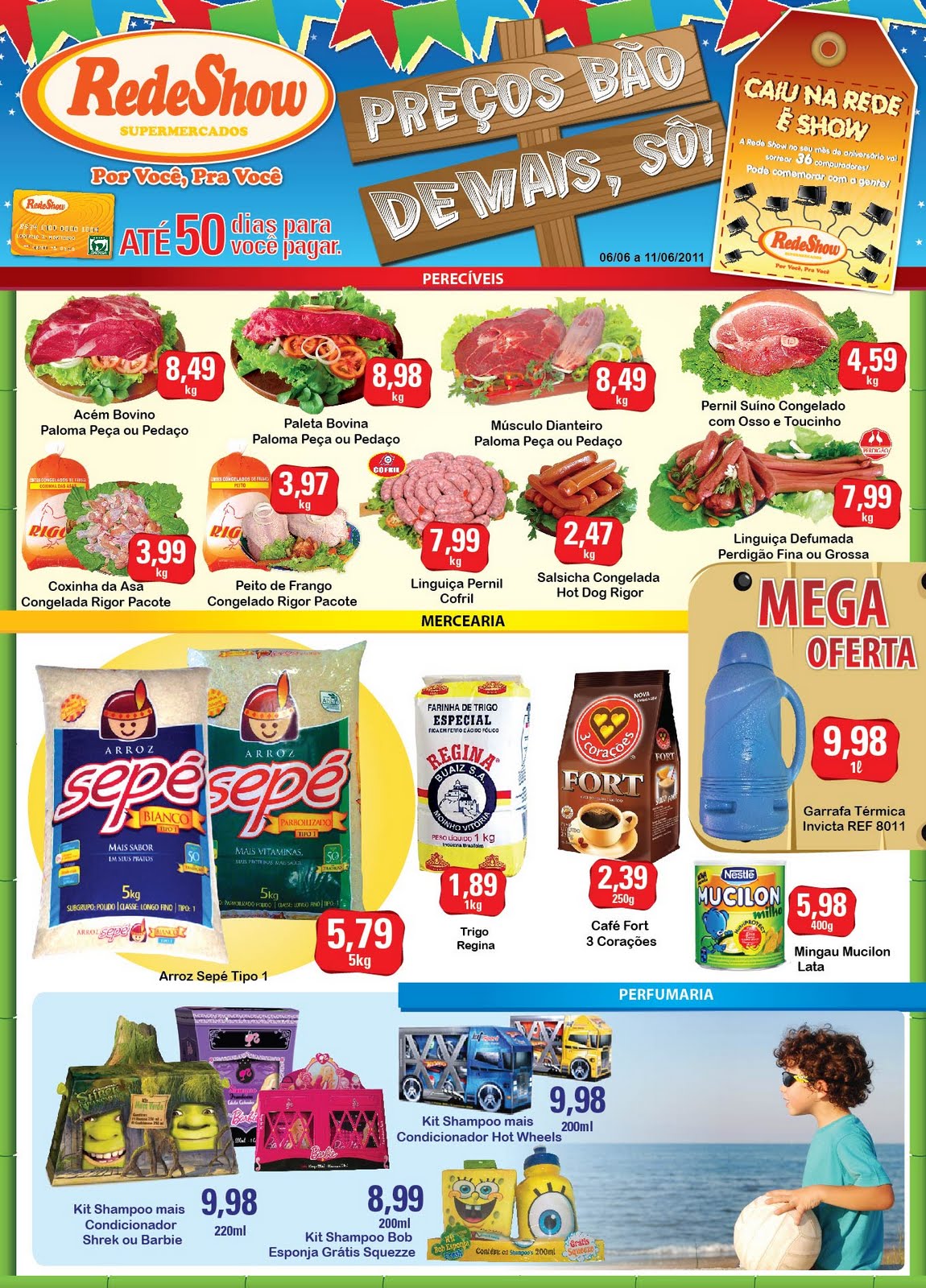 RG Marketing e Propaganda: Folheto de ofertas - Rede Show Supermercados