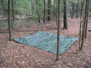 Sensible Survival: The Plow Point or Diamond Fly Tarp Set-Up