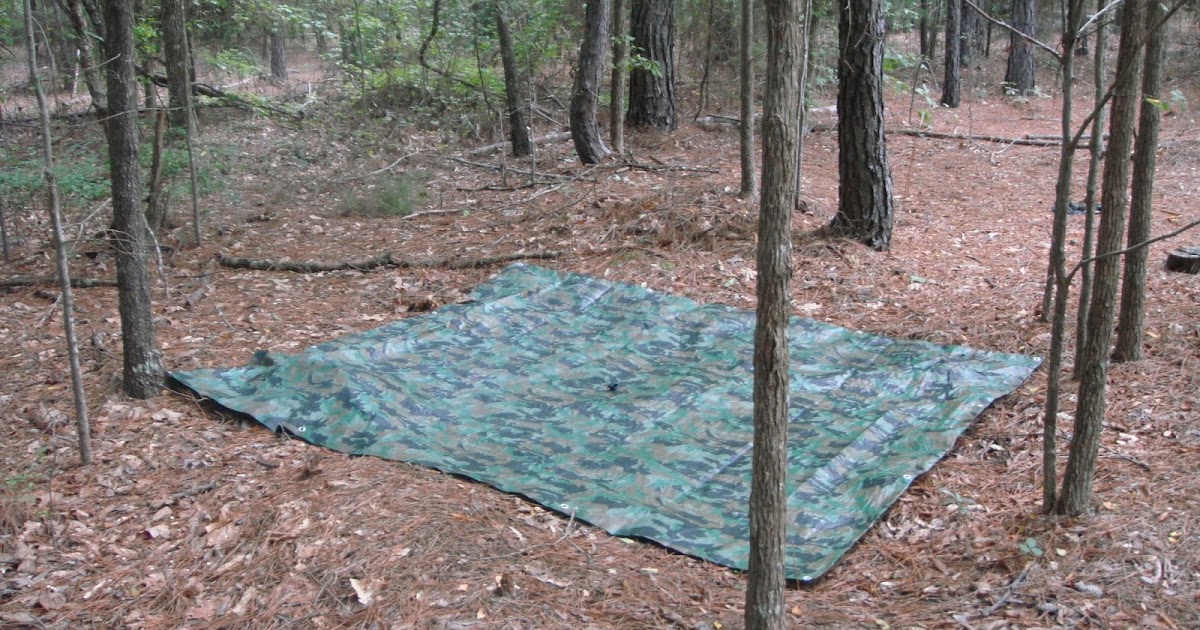 Sensible Survival: The Plow Point or Diamond Fly Tarp Set-Up