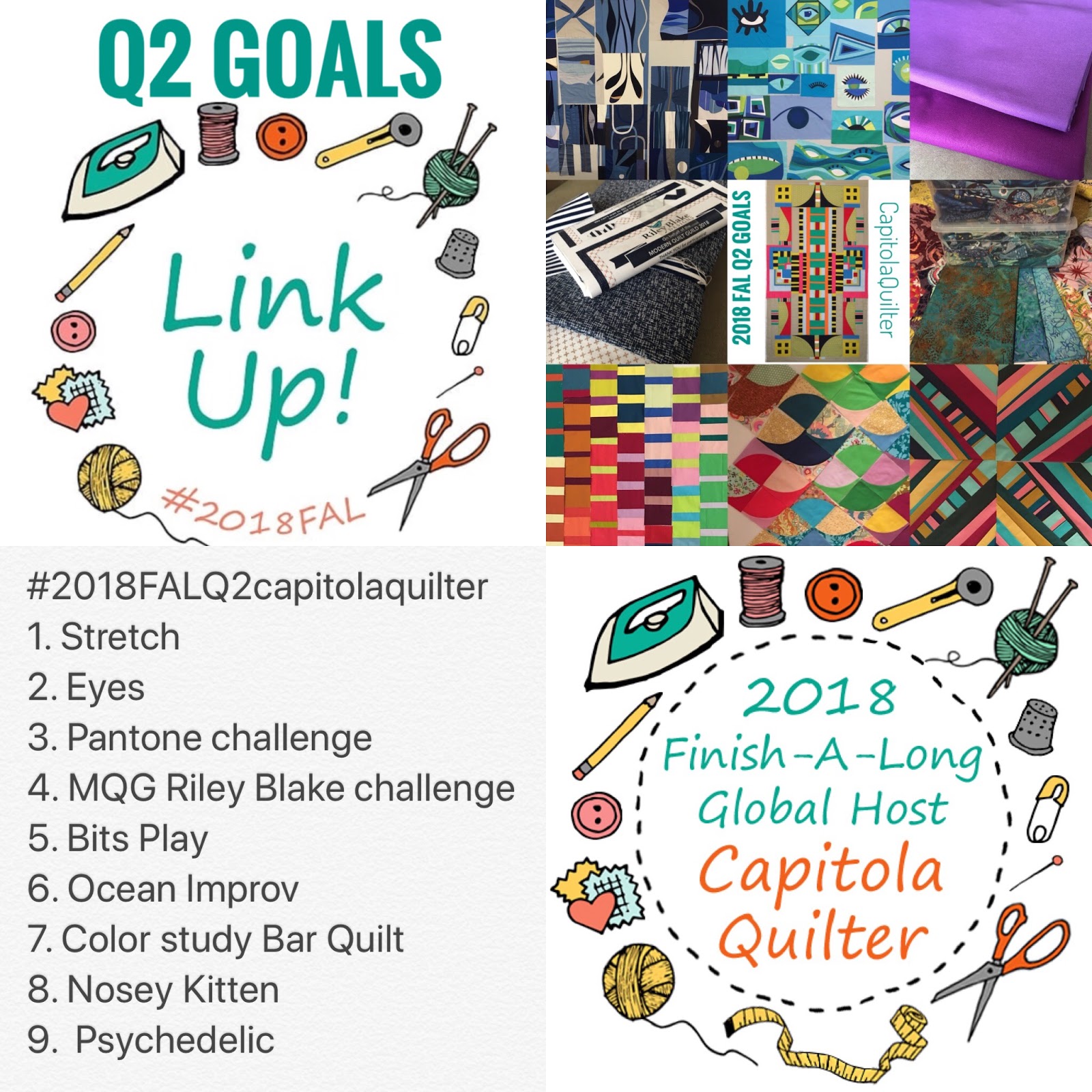 CapitolaQuilter: 2018 FAL Q2 Goal Setting - My Nine