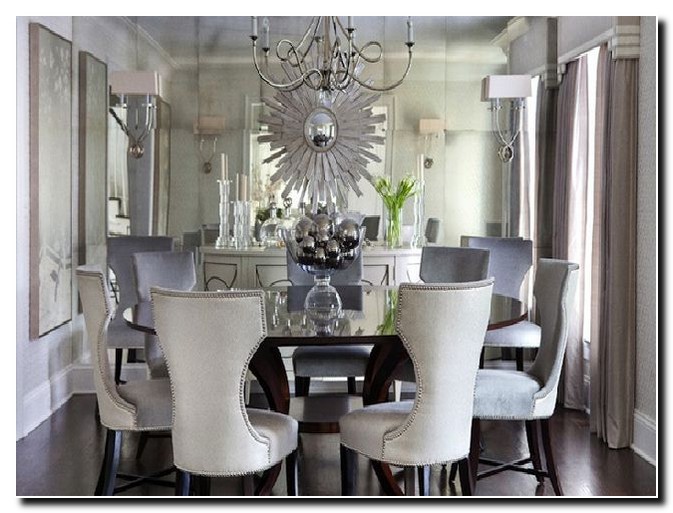 Mirrored Dining Room Set