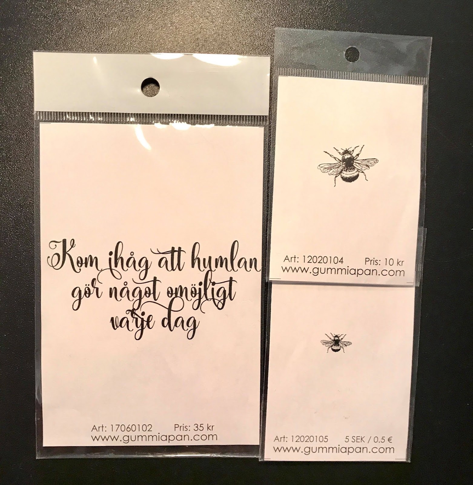 Gummiapan : En liten humla