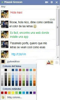 Descargar Apps para Facebook: Cambia el color de las letras de tu ...