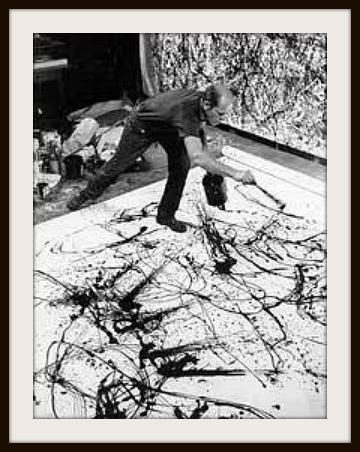 PLATEAU ART STUDIO: Jackson Pollock-Splatter paint