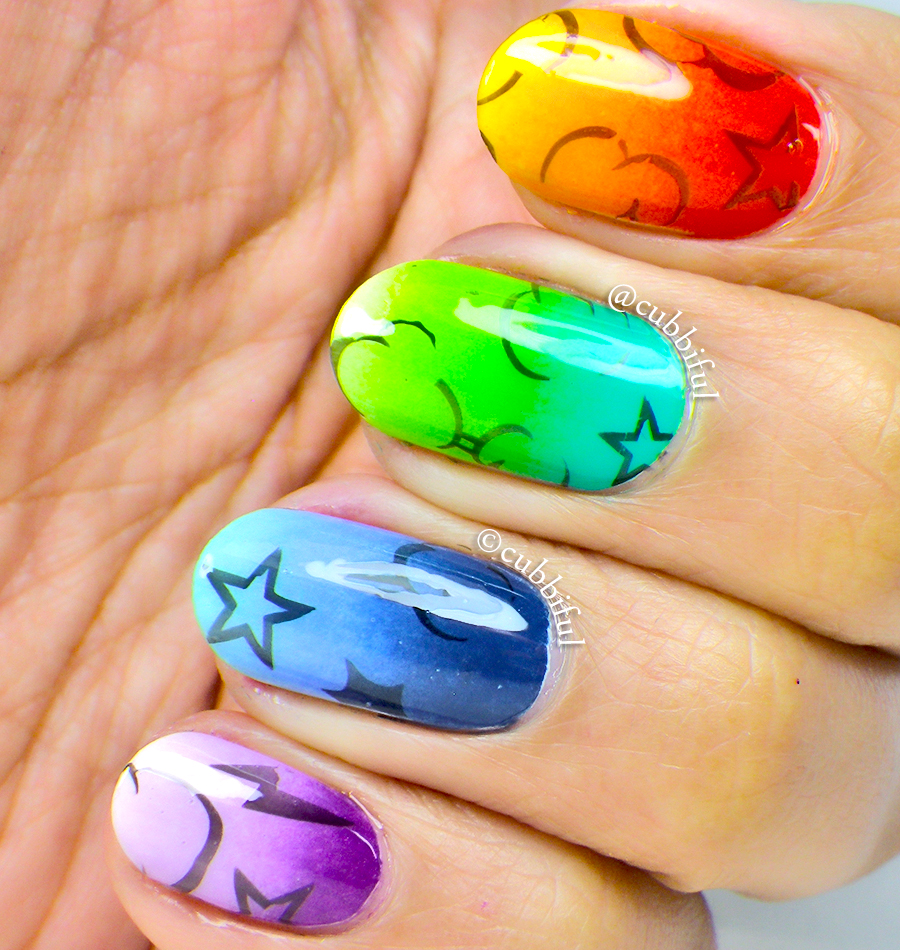 cubbiful: The Digit-al Dozen Does Gradients: Day 4 - Skittle Rainbow ...