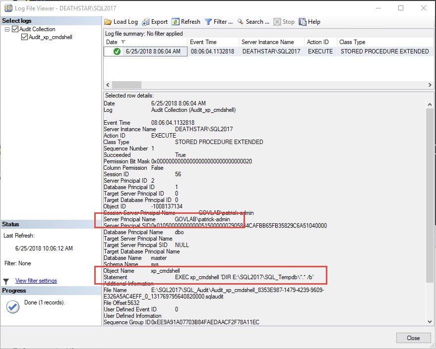 everyday-sql-sql-server-audit-recipe-xp-cmdshell