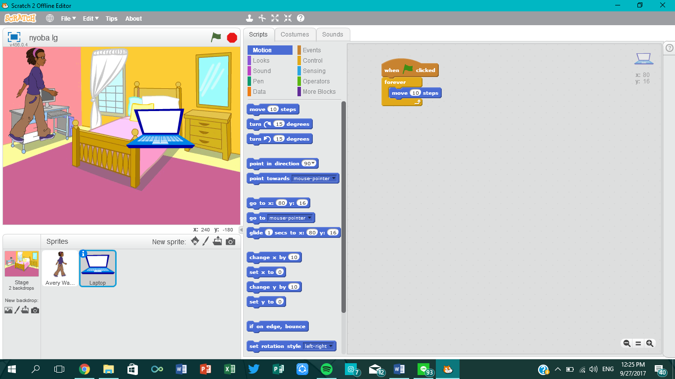 Membuat Animasi pada Scratch Step by Step