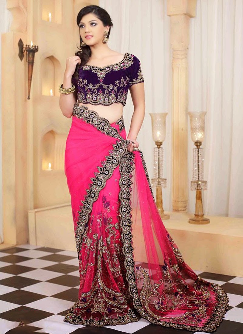 albarino net: Classy Festive Engagement Sarees N Lehenga Choli's Collection