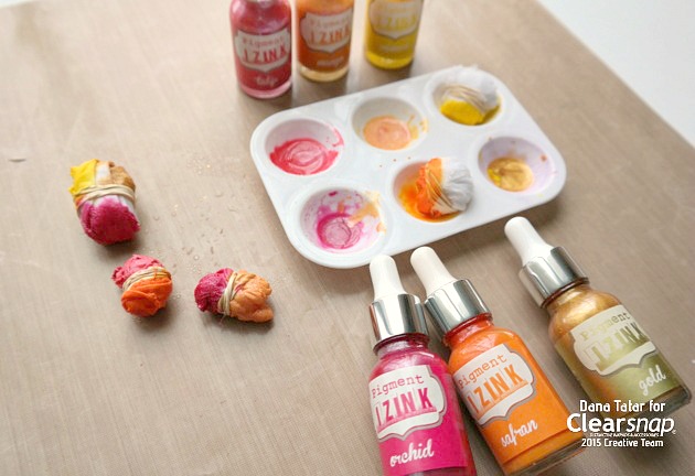 Izink-Dyed Fabric Wrapped Bangles Tutorial - Clearsnap March Color ...