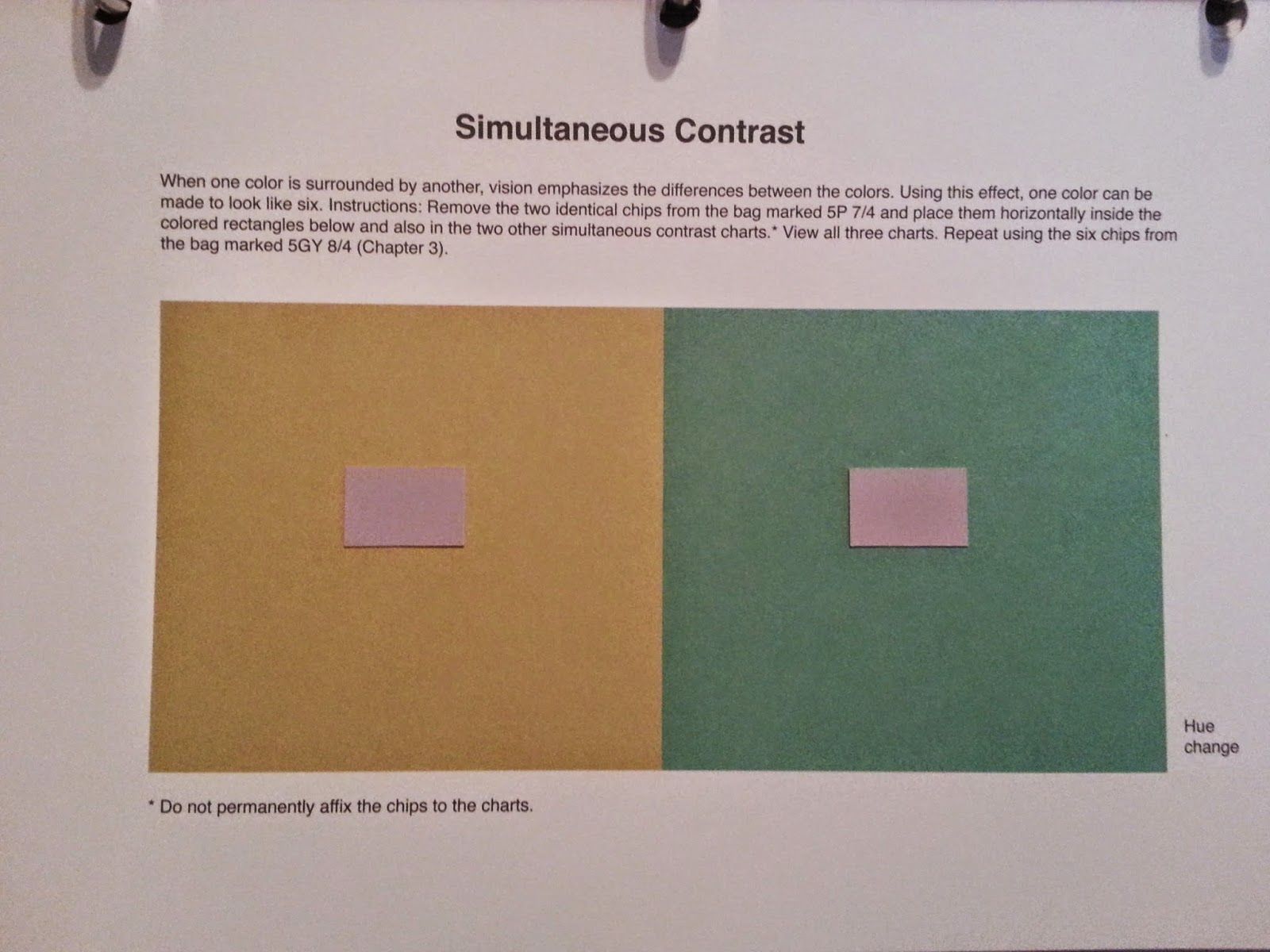 Color Theory: Munsell - Simultaneous Contrast