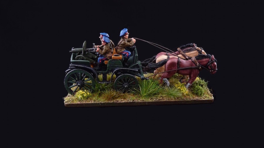 Analogue Hobbies: 28mm Russian Civil War 'Tachanka' Machine-gun Wagon