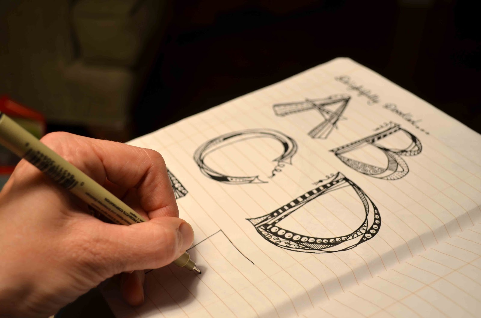 LINDA KITTMER'S FIBRE ART, PHOTOGRAPHY & JOURNALLING: Doodle Letters