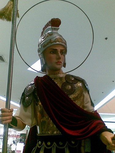 Longinus: Imagem de São Longino: ORIGEM