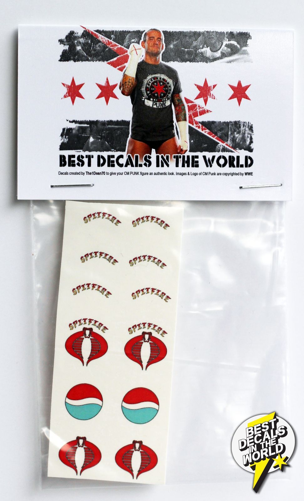 WWE Figure Collectors: WWE CM Punk Decals Now On eBay!