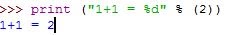 การแสดงผลข้อมูลใน Python 3 ~ Python 3
