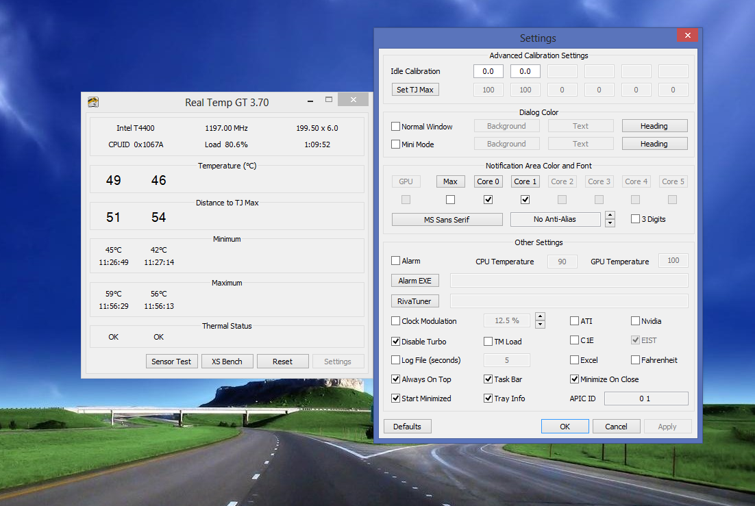Real Temp : Πρόγραμμα παρακολούθησης θερμοκρασίας της CPU του ...