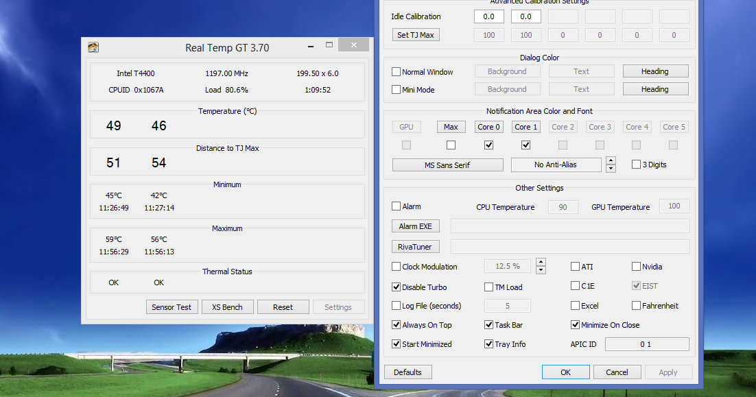 Real Temp : Πρόγραμμα παρακολούθησης θερμοκρασίας της CPU του ...