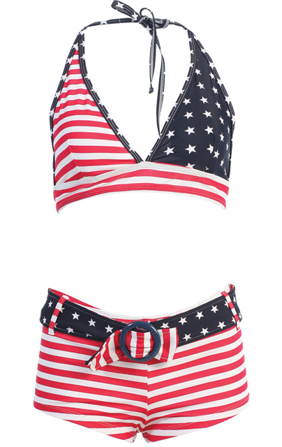 Flag Bikini Patriotic Swimsuits | Worldswimwear