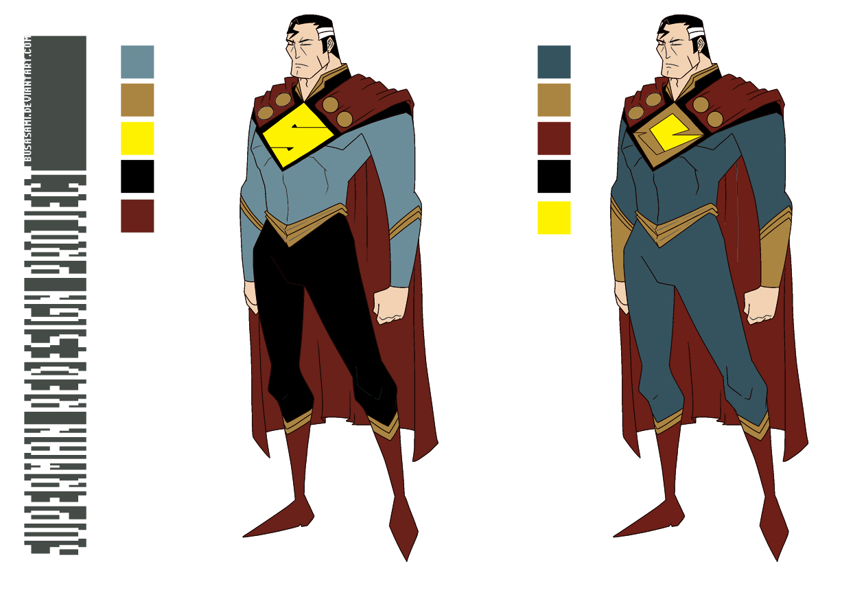 RACKET-PUNCH!: Superman Redesign Template 2