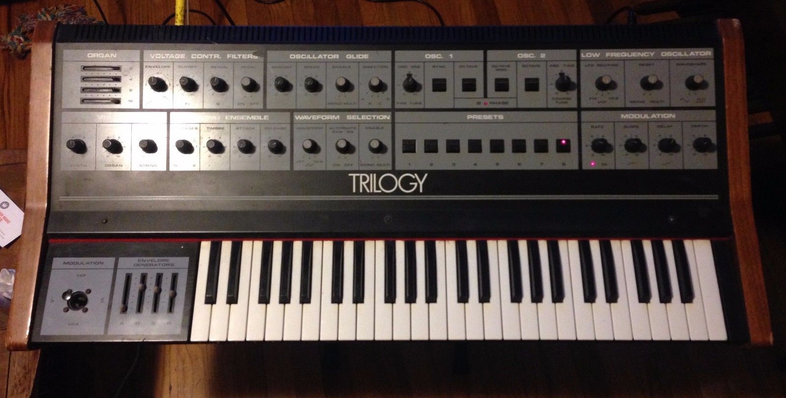MATRIXSYNTH: Crumar Trilogy Analog Polyphonic Synthesizer