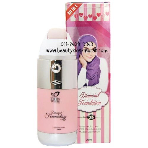 DIAMOND FOUNDATION ROLL-ON D'HERBS | BEAUTY KIOSK
