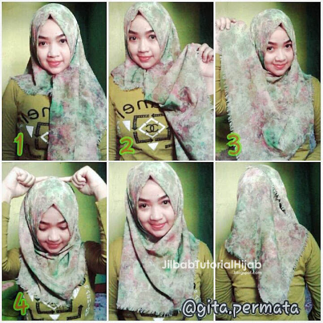6 Tutorial Hijab Segi Empat Sederhana | Tutorial Hijab