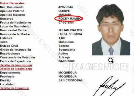 SocialNet MX: LOS 25 NOMBRES MAS RAROS (IMAGENES)