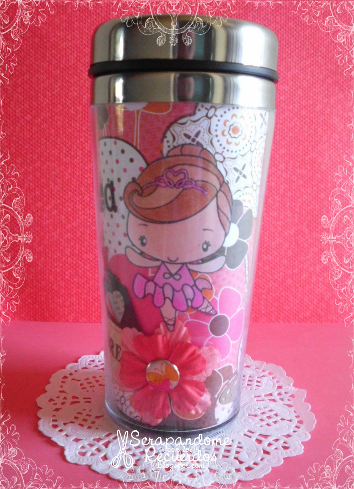 Scrapandome Con Los Recuerdos: Vaso Termico