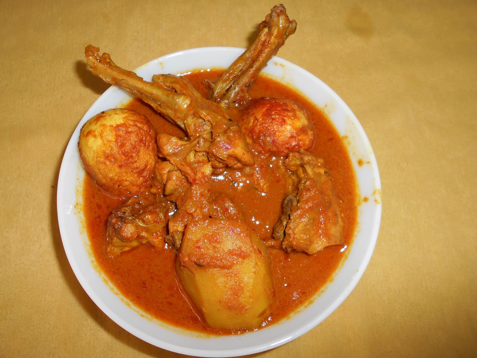 Paramita's Kitchen: Chicken Dak - Bungalow