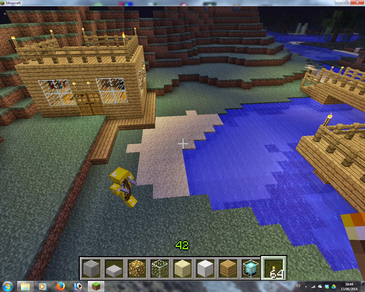 Construcciones en Minecraft: Laguna "Turística"