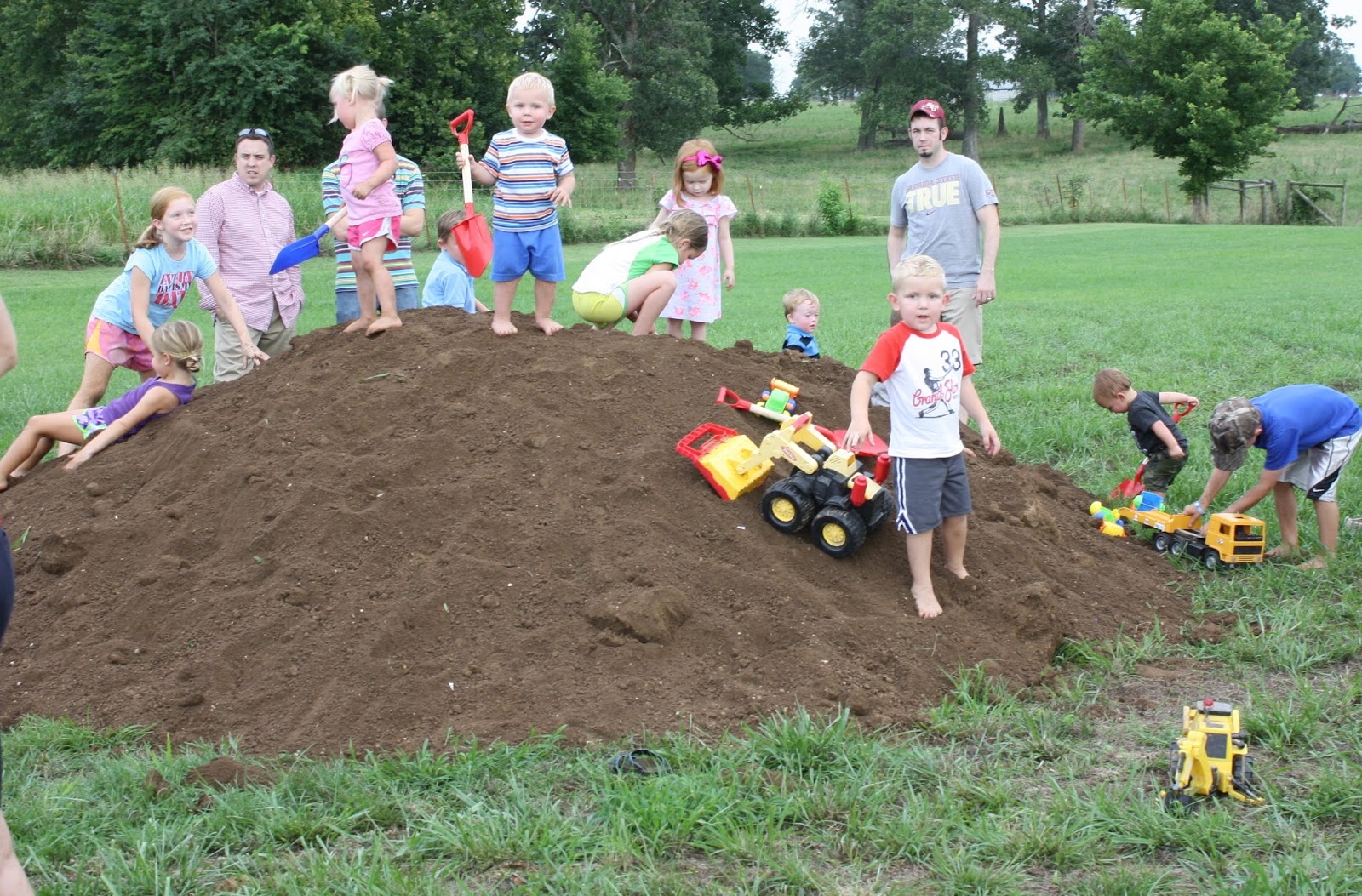 The Gibson Family: Collier's Digging in the Dirt Party