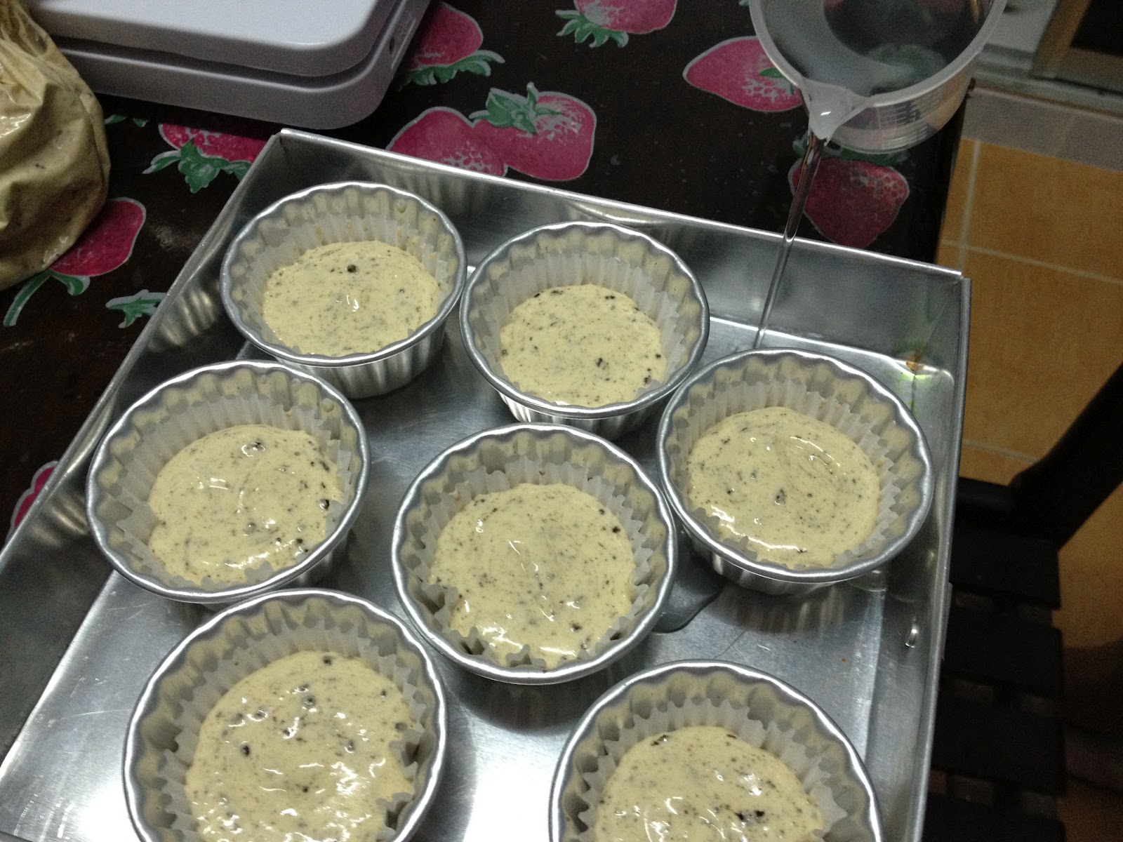 Foodeliciousz: Kek Cawan Oreo Berkeju