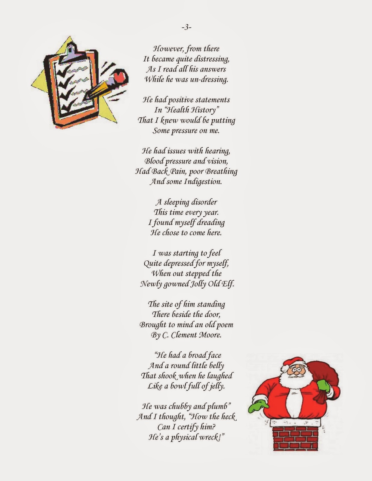Workers' Compensation: D.O.T. Christmas Poem