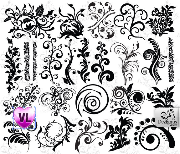 Format .dxf Celtic floral pattern - CNC file cutout - vectoriel - Sigma ...