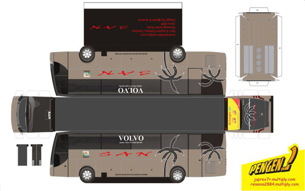 Papercraft Bus ~ RAILFANS and BUSMANIA
